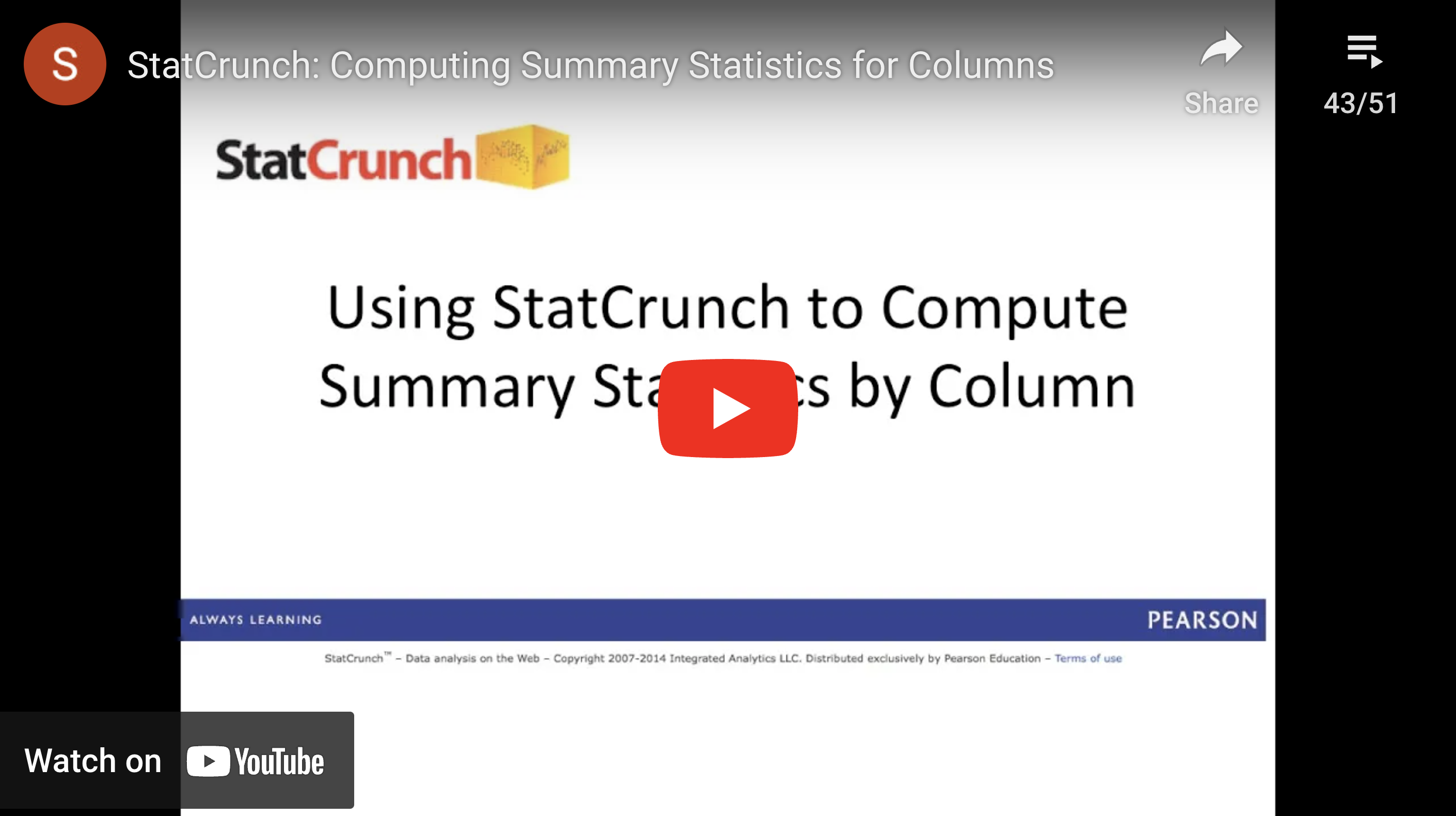 StatCrunch